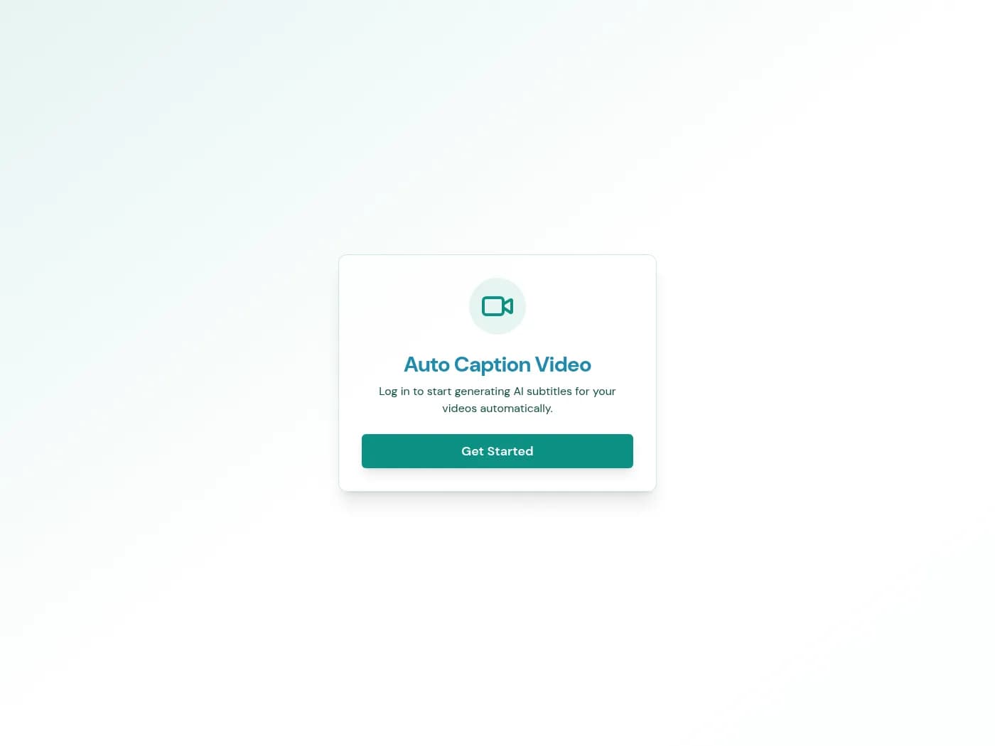 Auto Caption Video