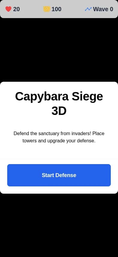 Capybara Siege 3D