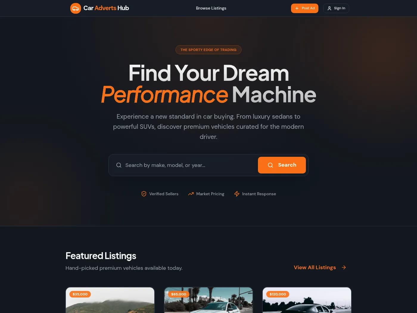 Car Adverts Hub