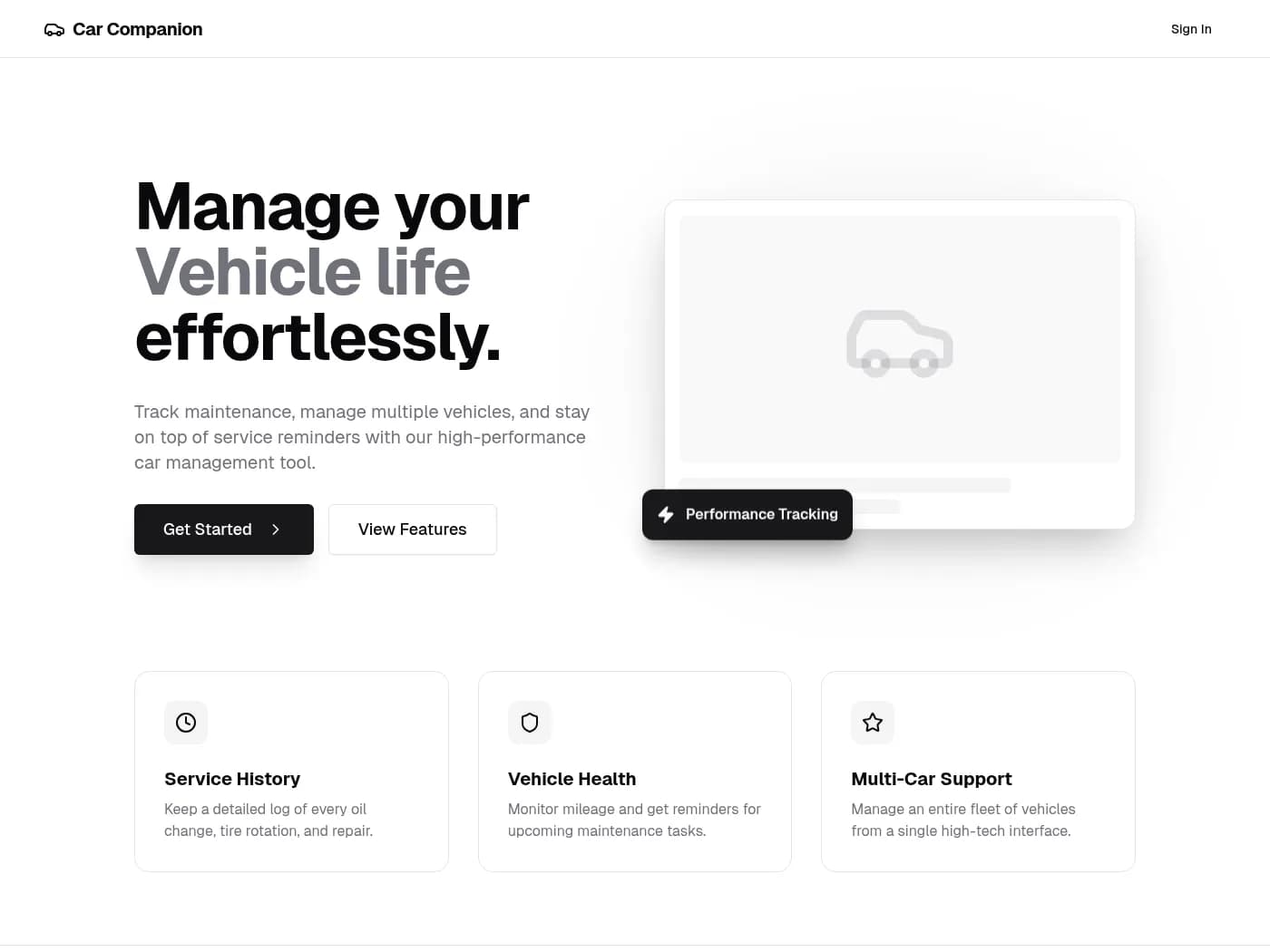 Car Companion App
