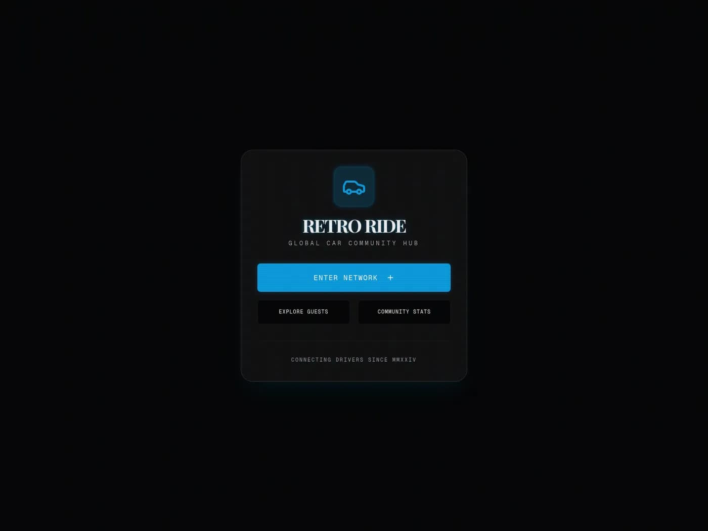 RetroRide Network
