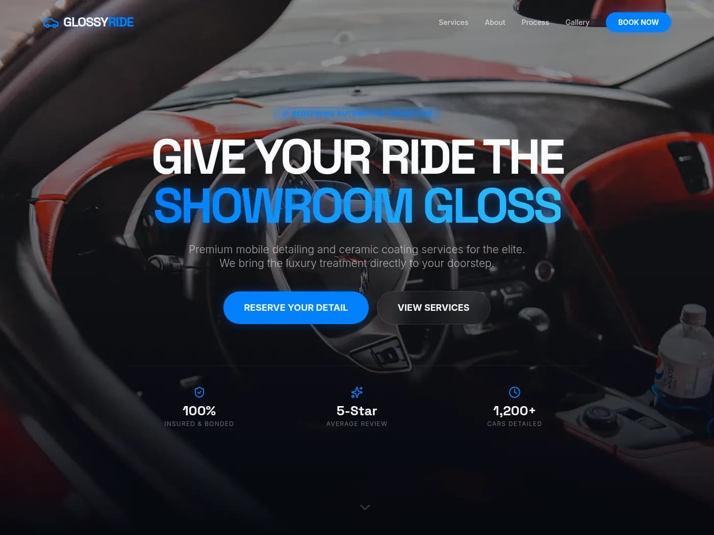 GlossyRide Homepage