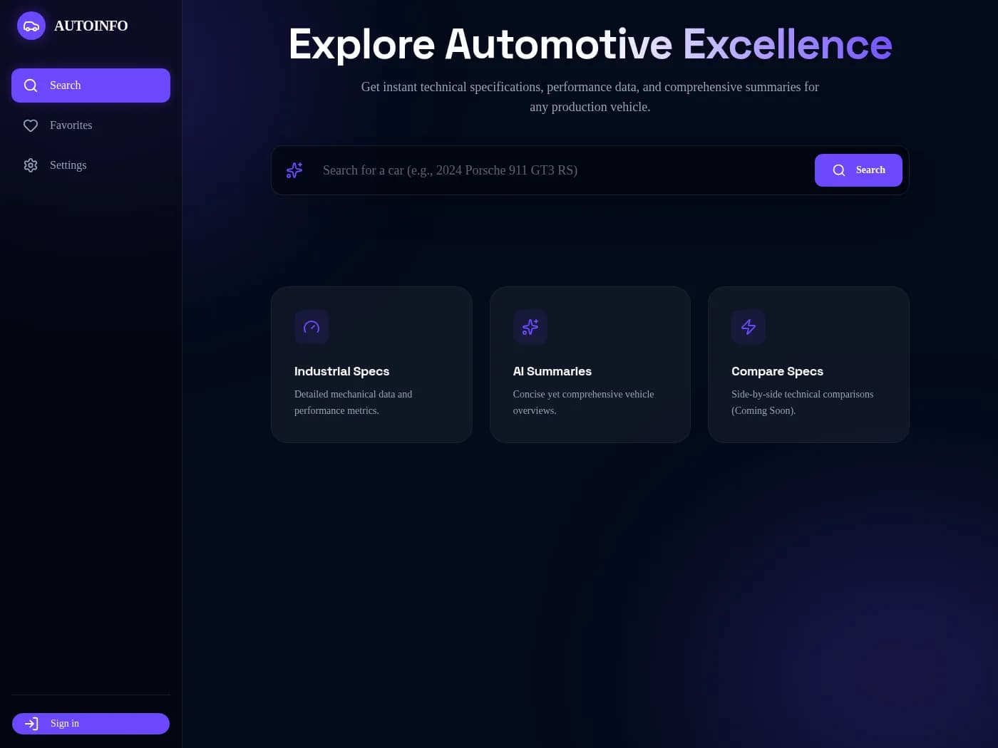 AutoInfo Explorer