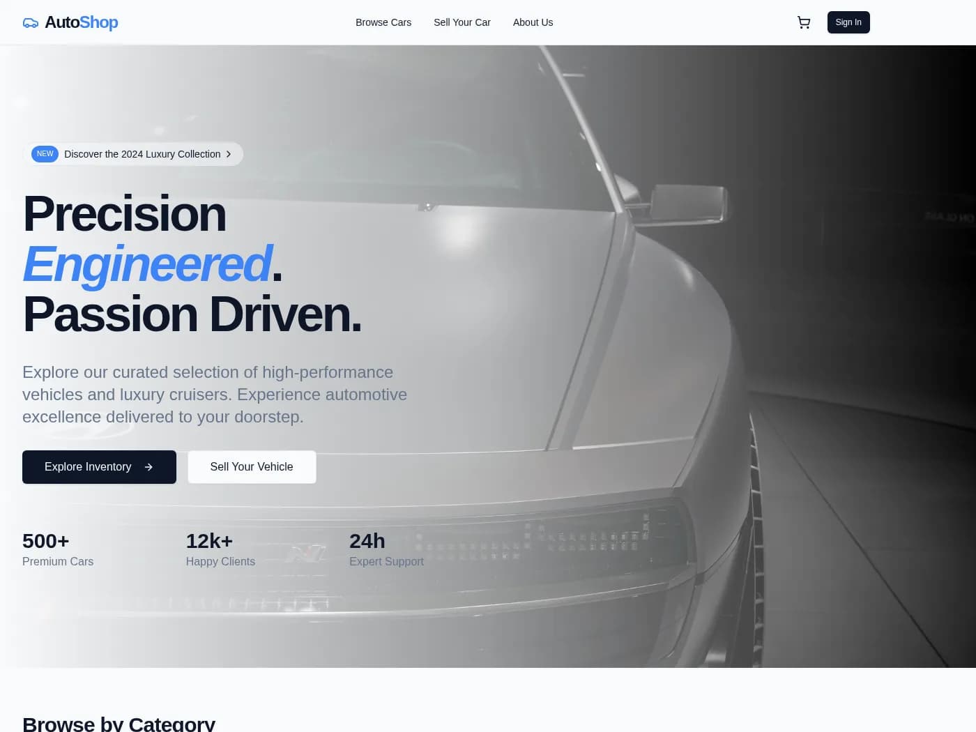 AutoShop E-Commerce