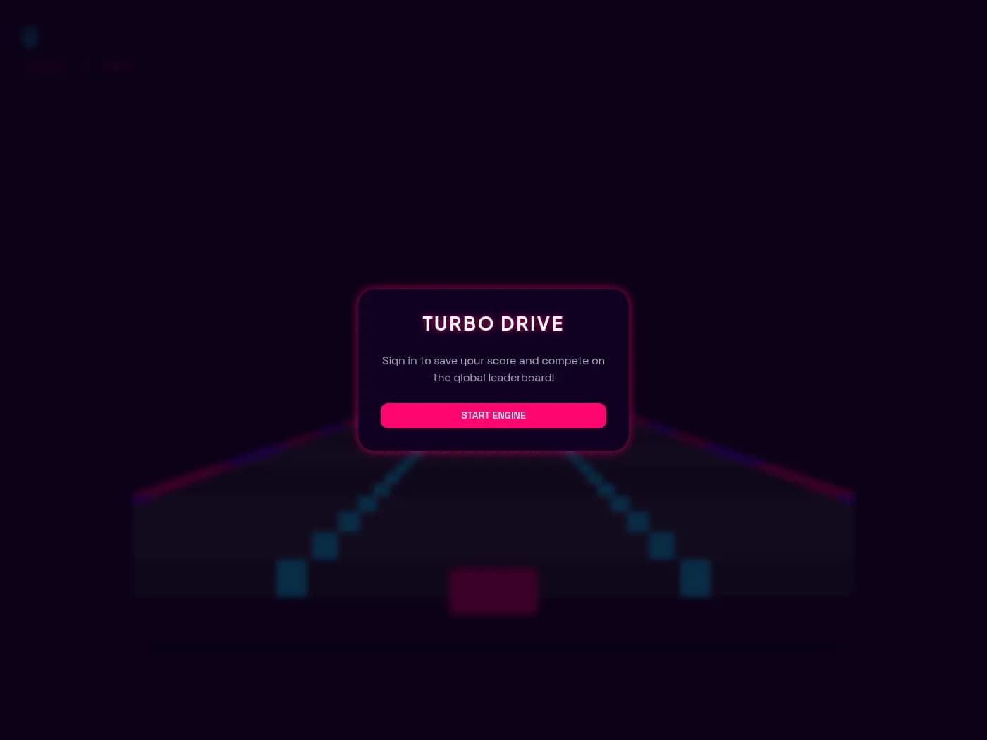 Turbo Drive Car Game