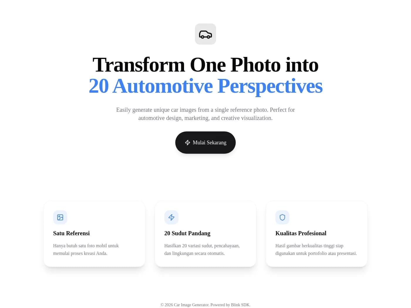 Car Image Generator