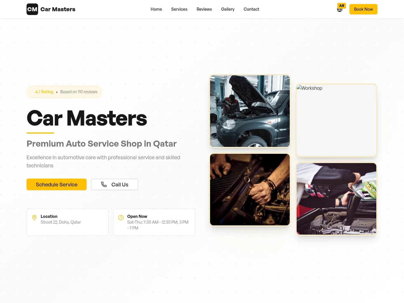 Car Masters Web Portal