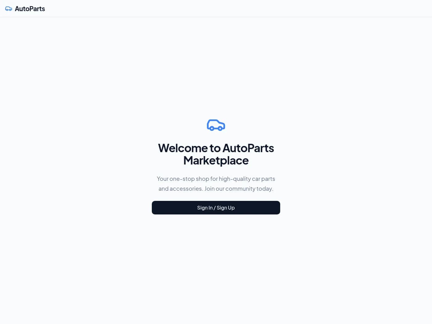AutoParts Marketplace