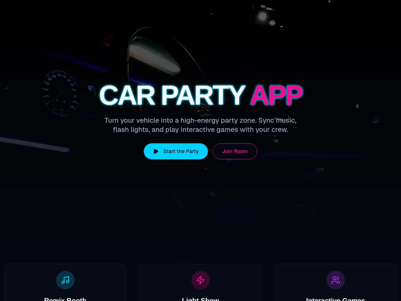 Car Party App