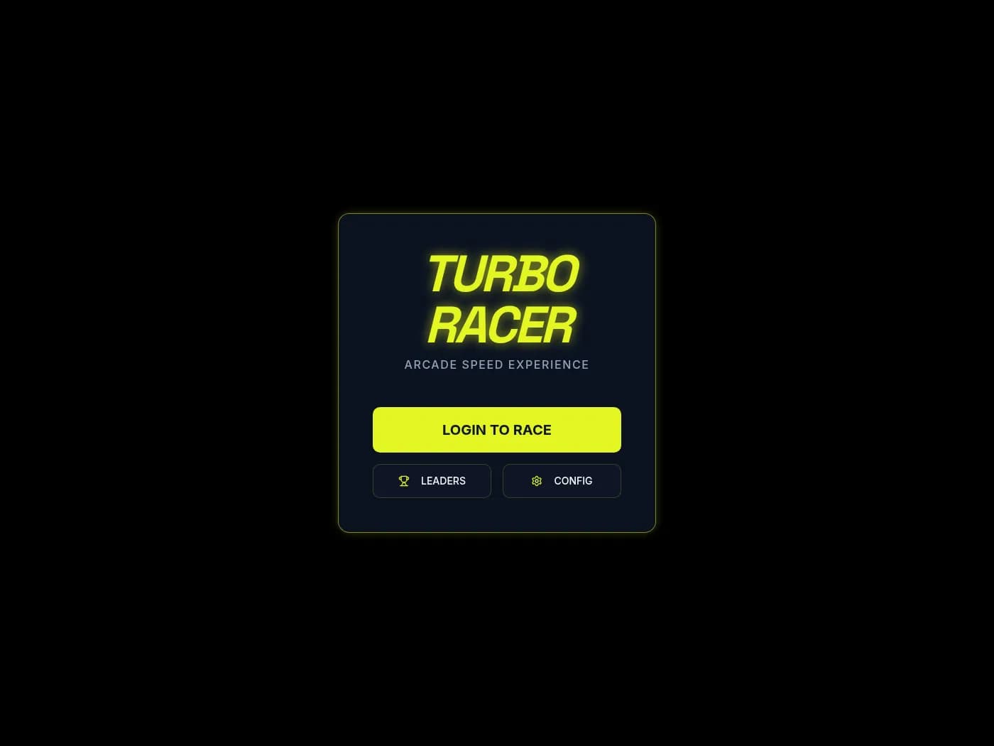 Turbo Racer Game