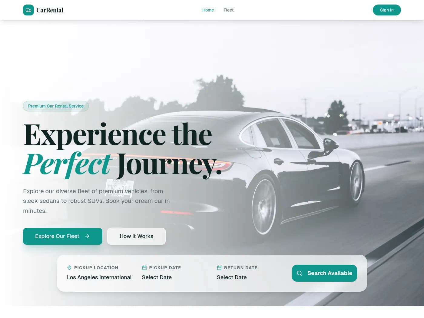 CarRental Booker