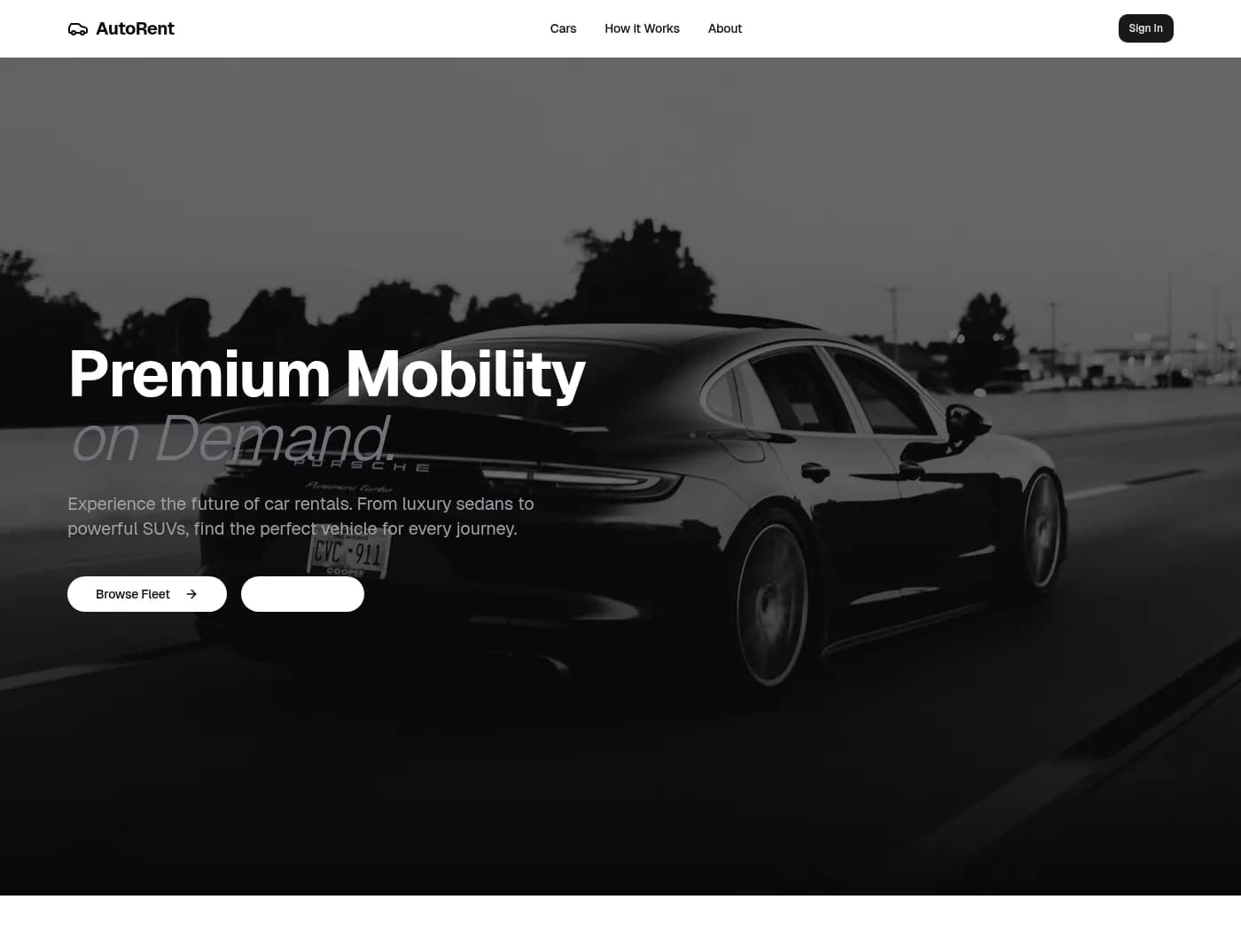 AutoRent Platform