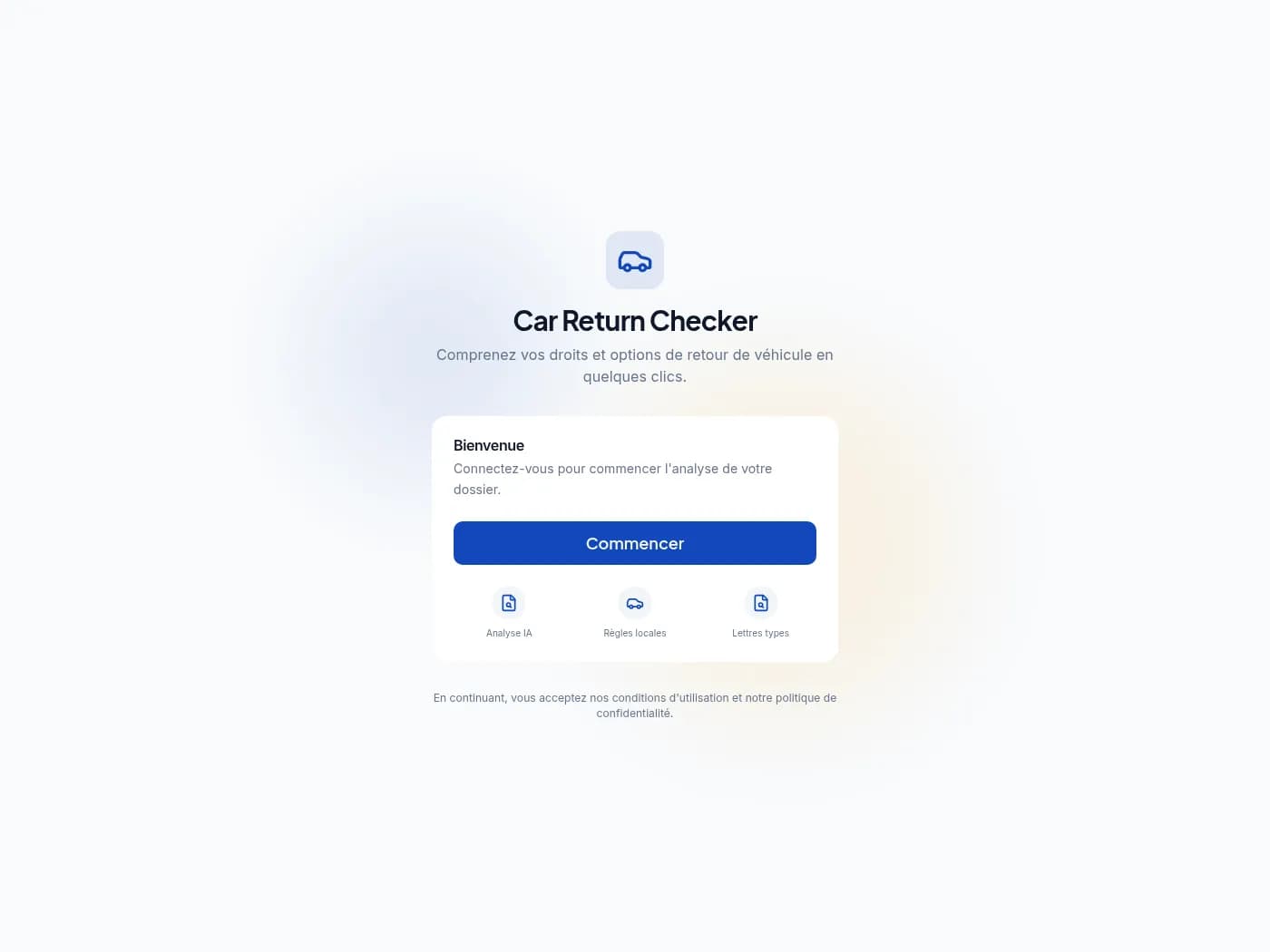 Car Return Checker