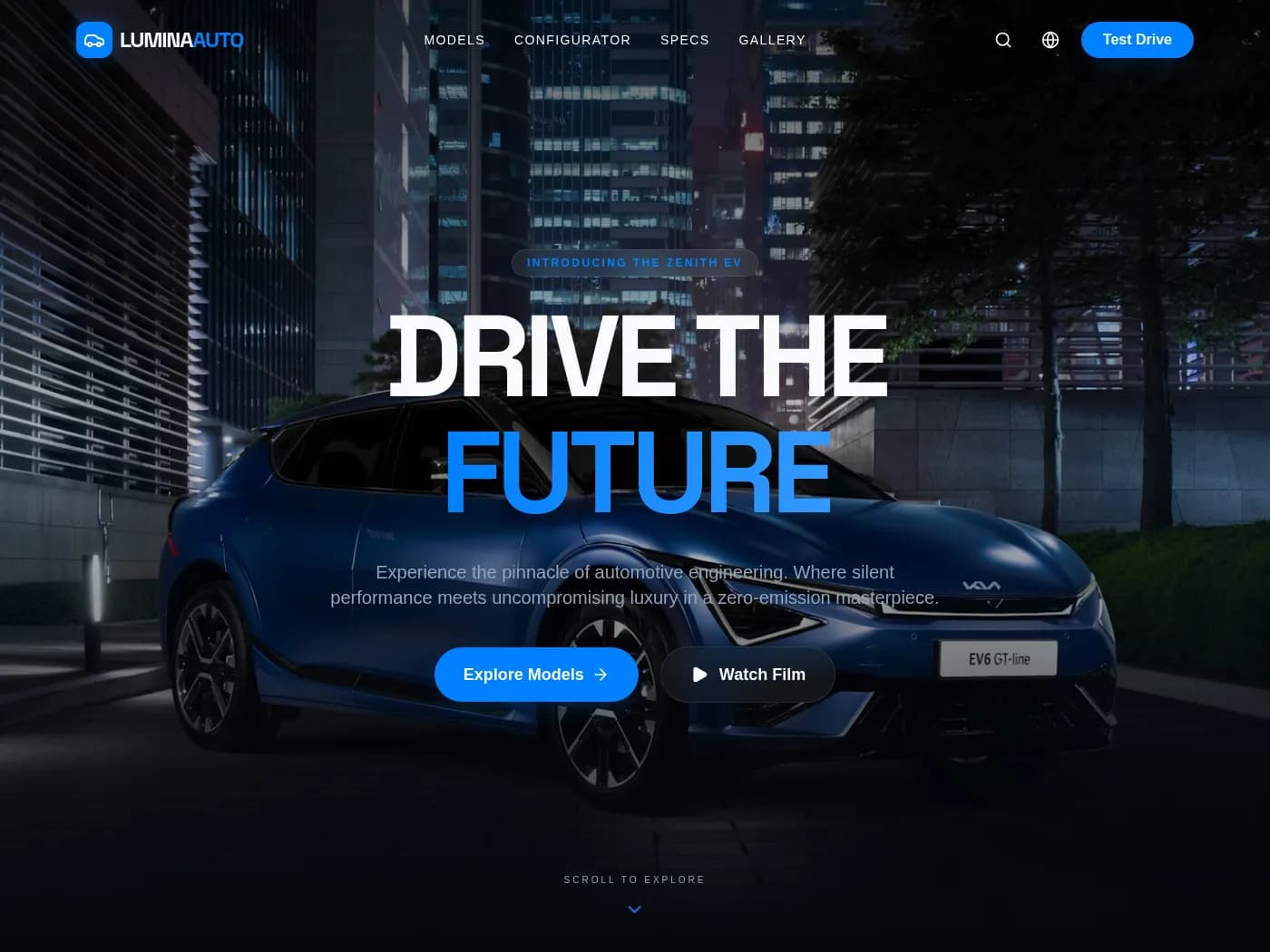 Luxury Car Showcase