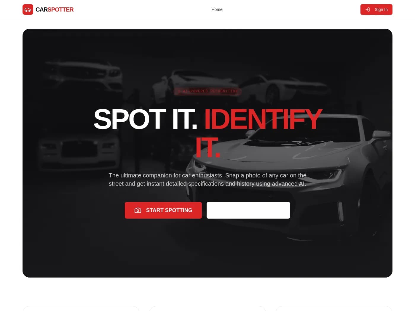 CarSpotter App