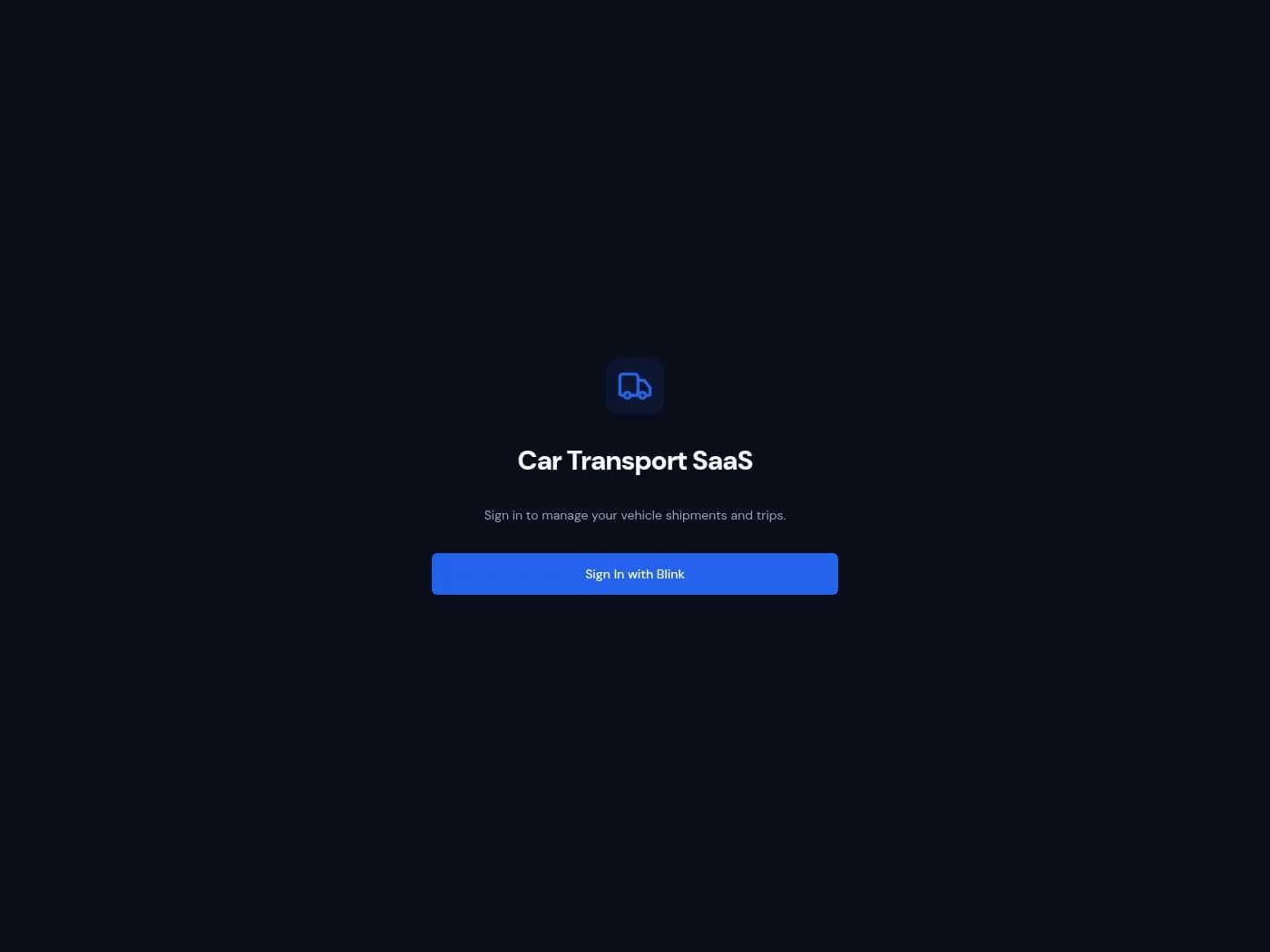 Car Transport SaaS