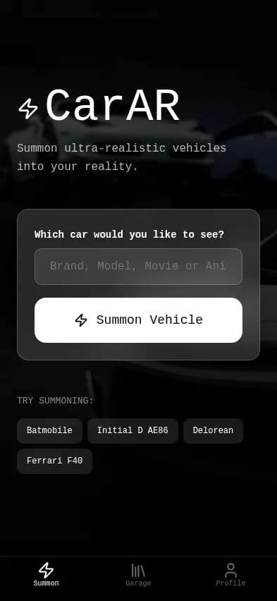 CarAR Visualizer