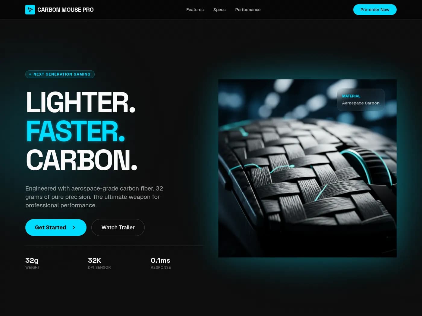 Carbon Mouse Pro
