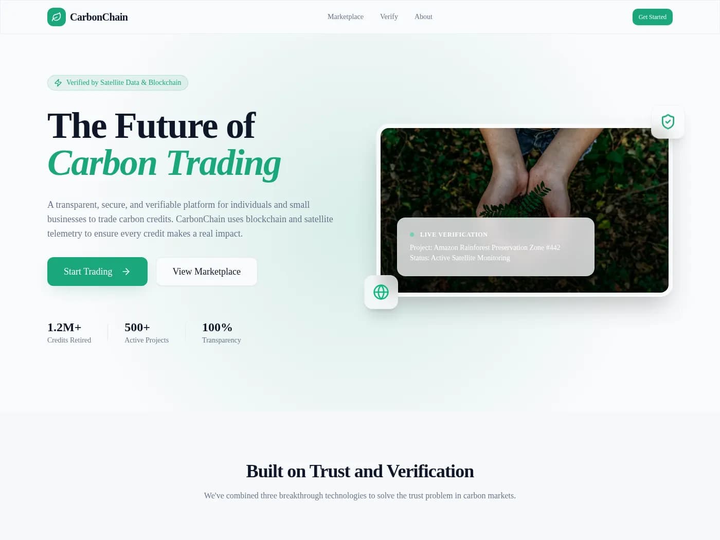 CarbonChain Platform