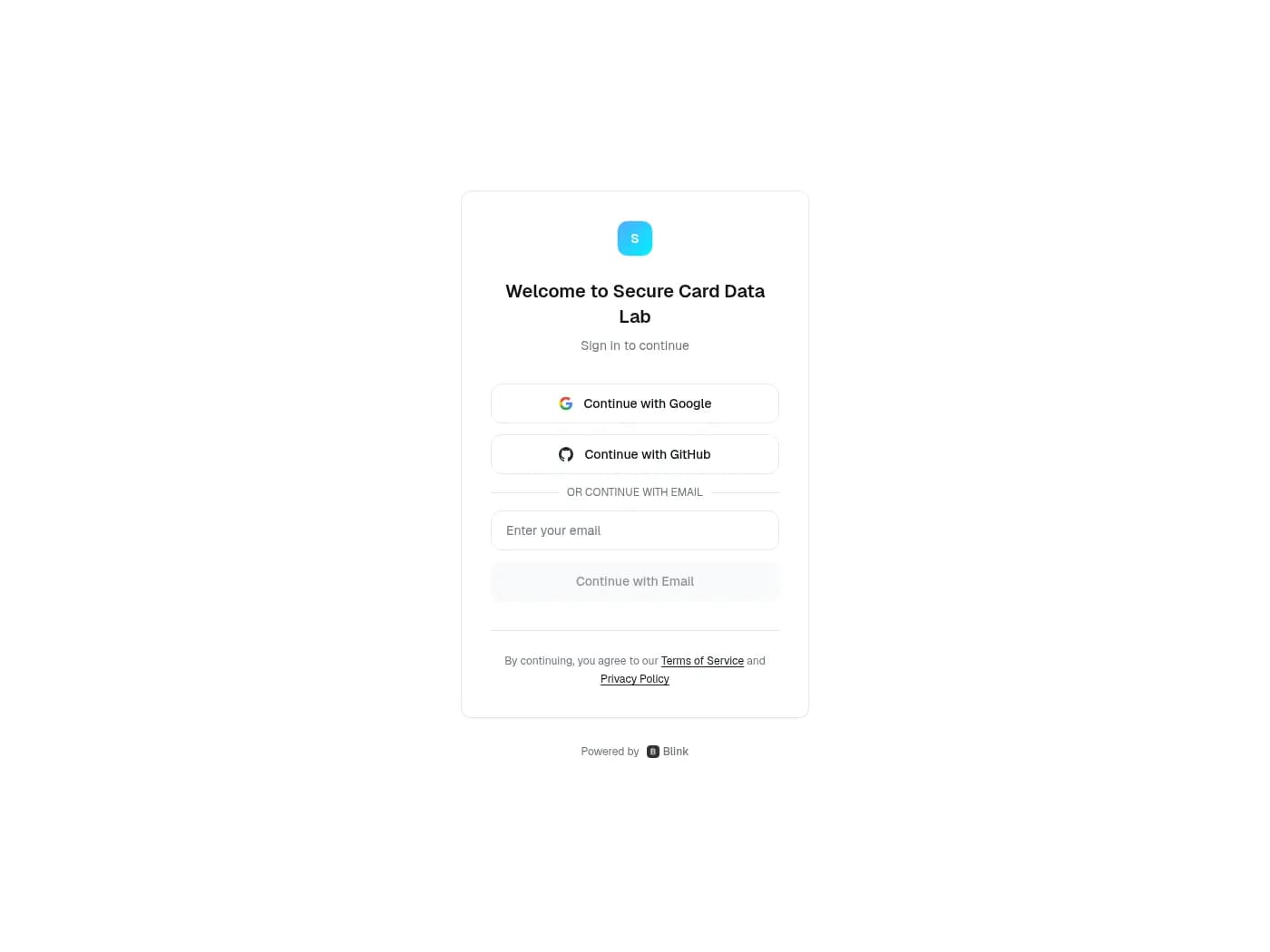 Secure Card Data Lab