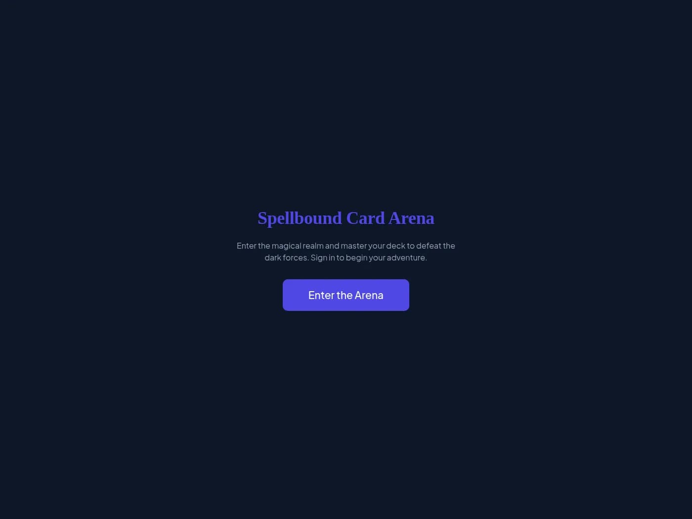 Spellbound Card Arena