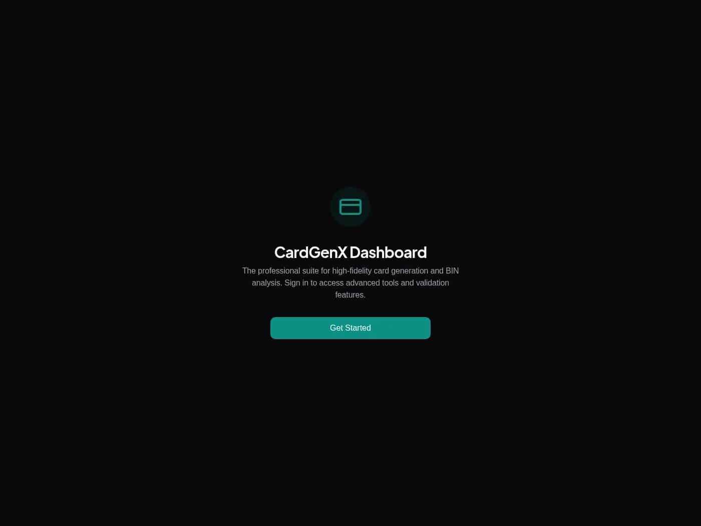 CardGenX Dashboard