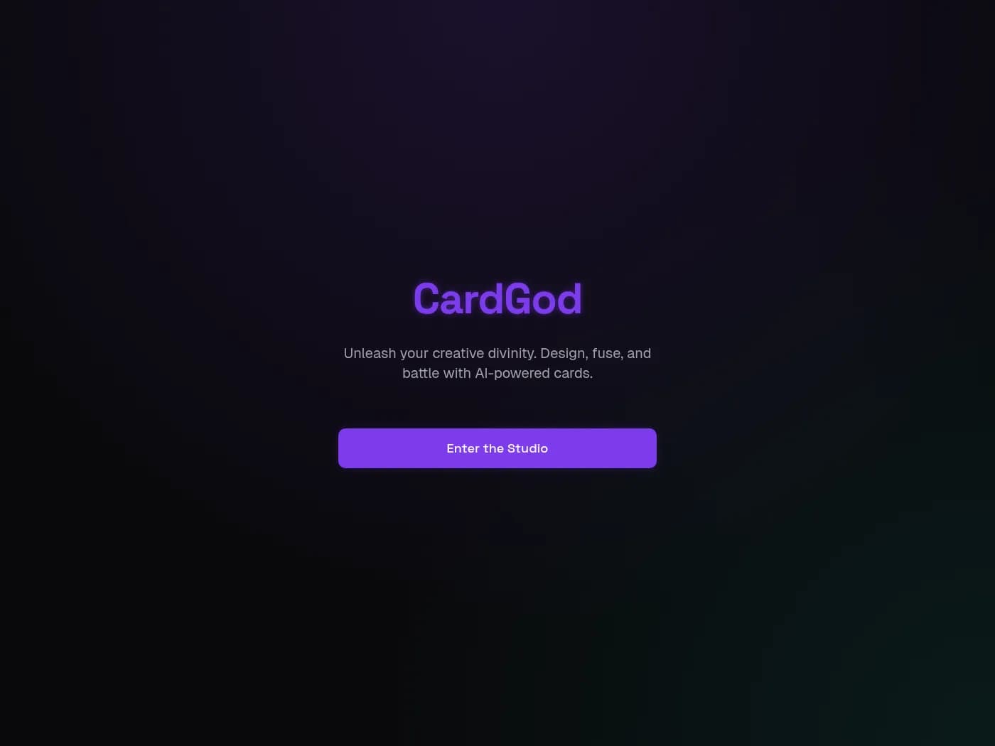 CardGod AI Studio