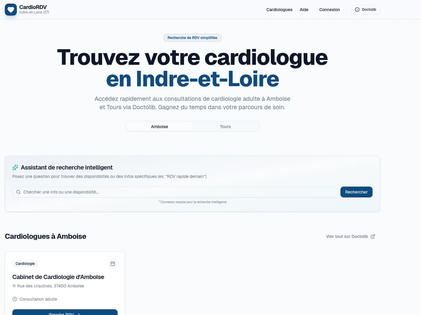 Cardio Consultation Finder