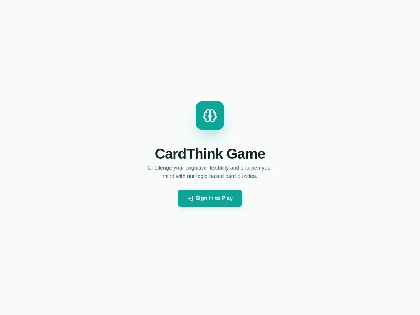 CardThink Game
