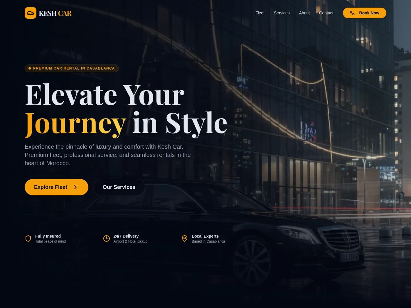 DriveEasy Landing Page