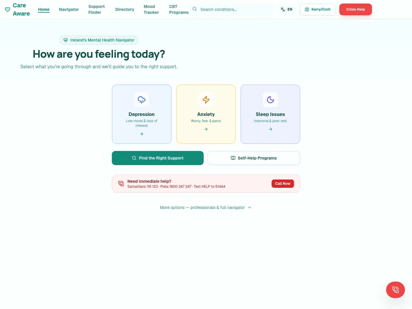 CareAware Mind Navigator