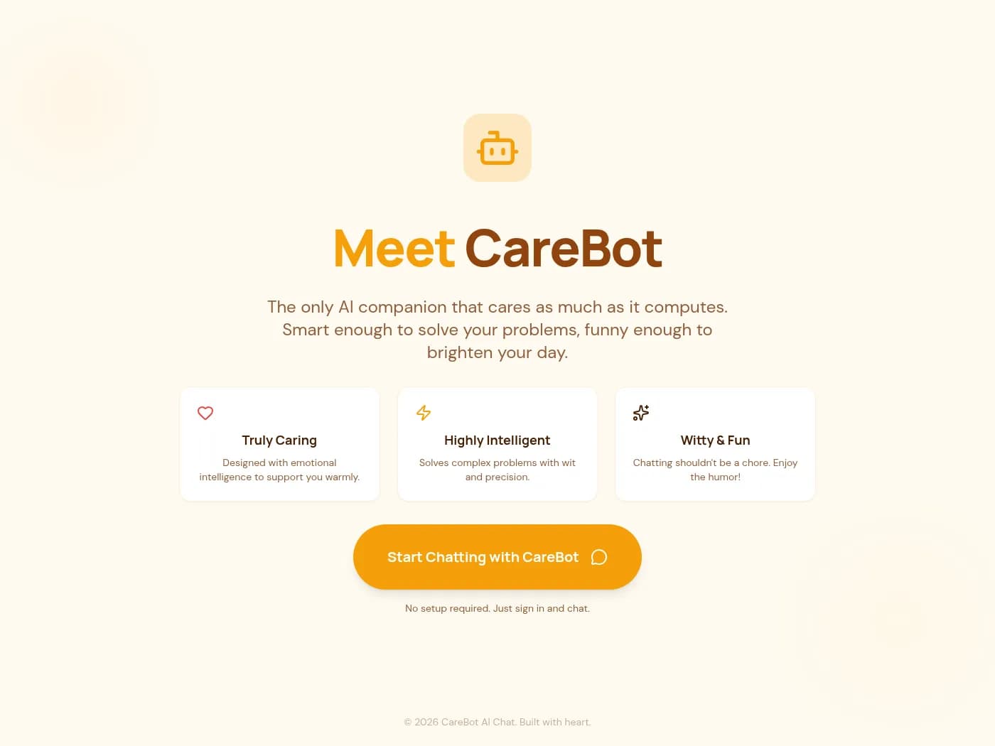 CareBot AI Chat