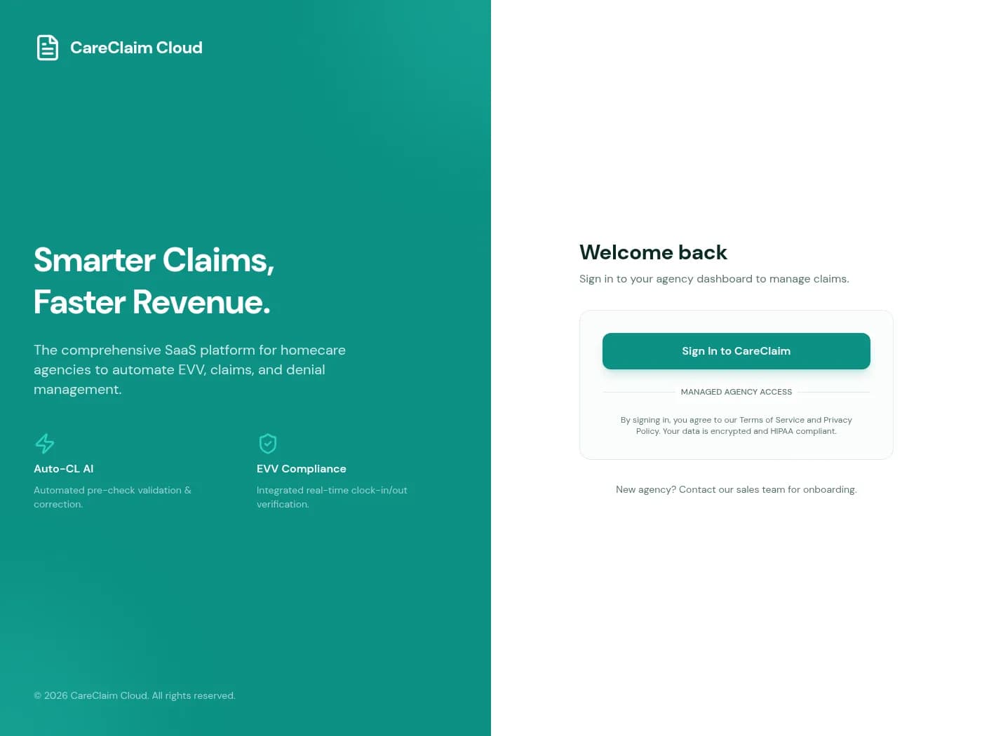 CareClaim Cloud
