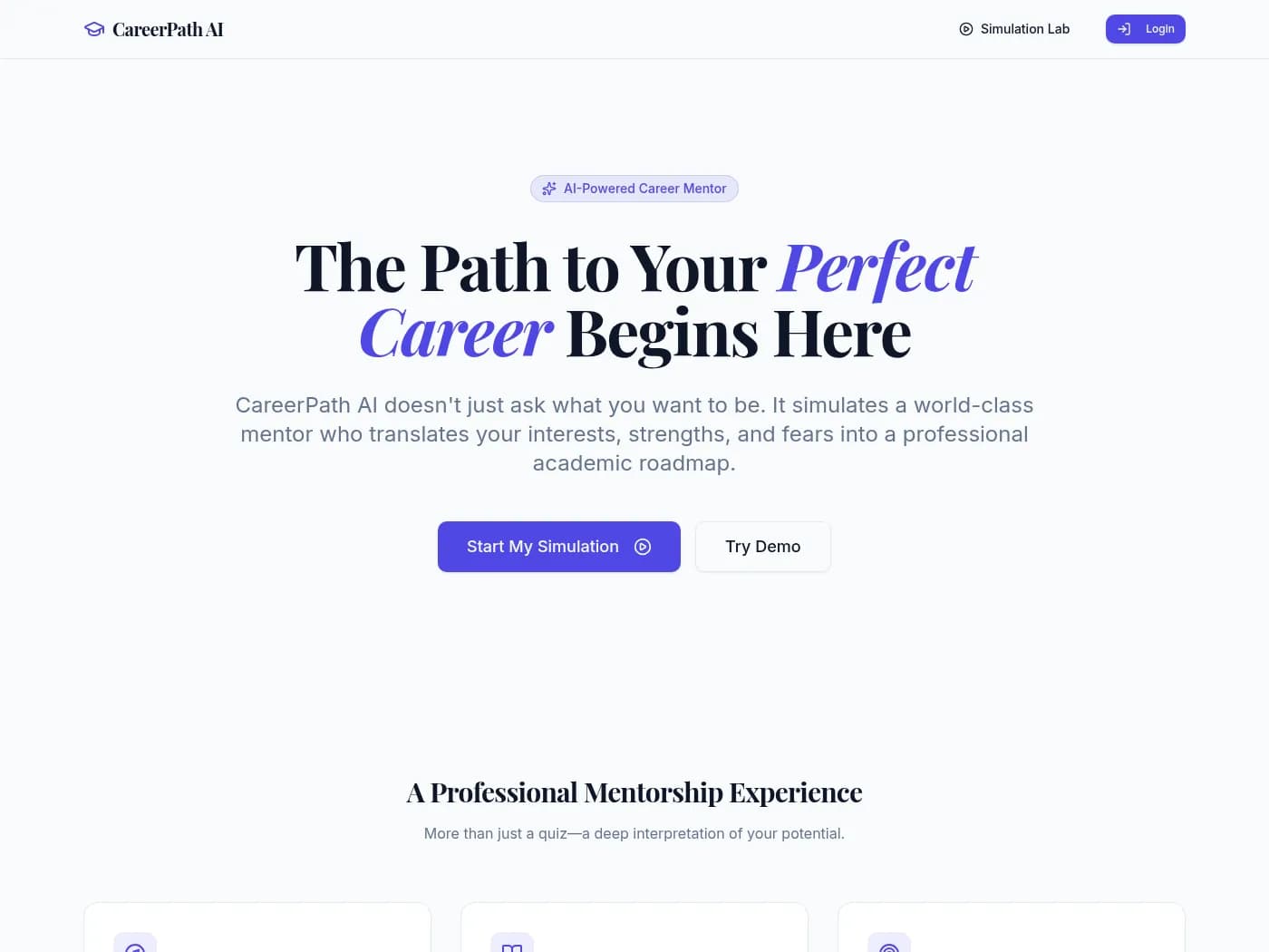 CareerPath AI Mentor