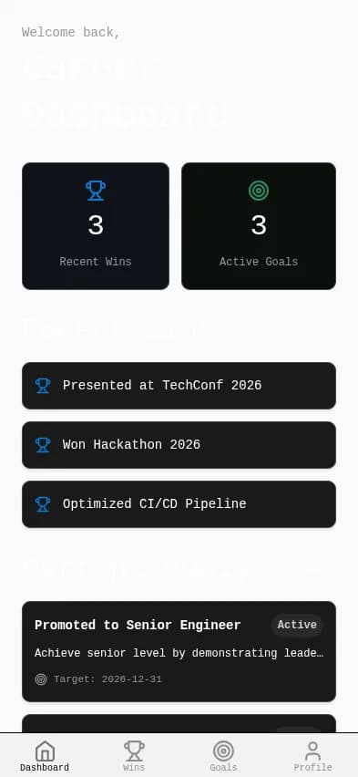 Career Tracker App