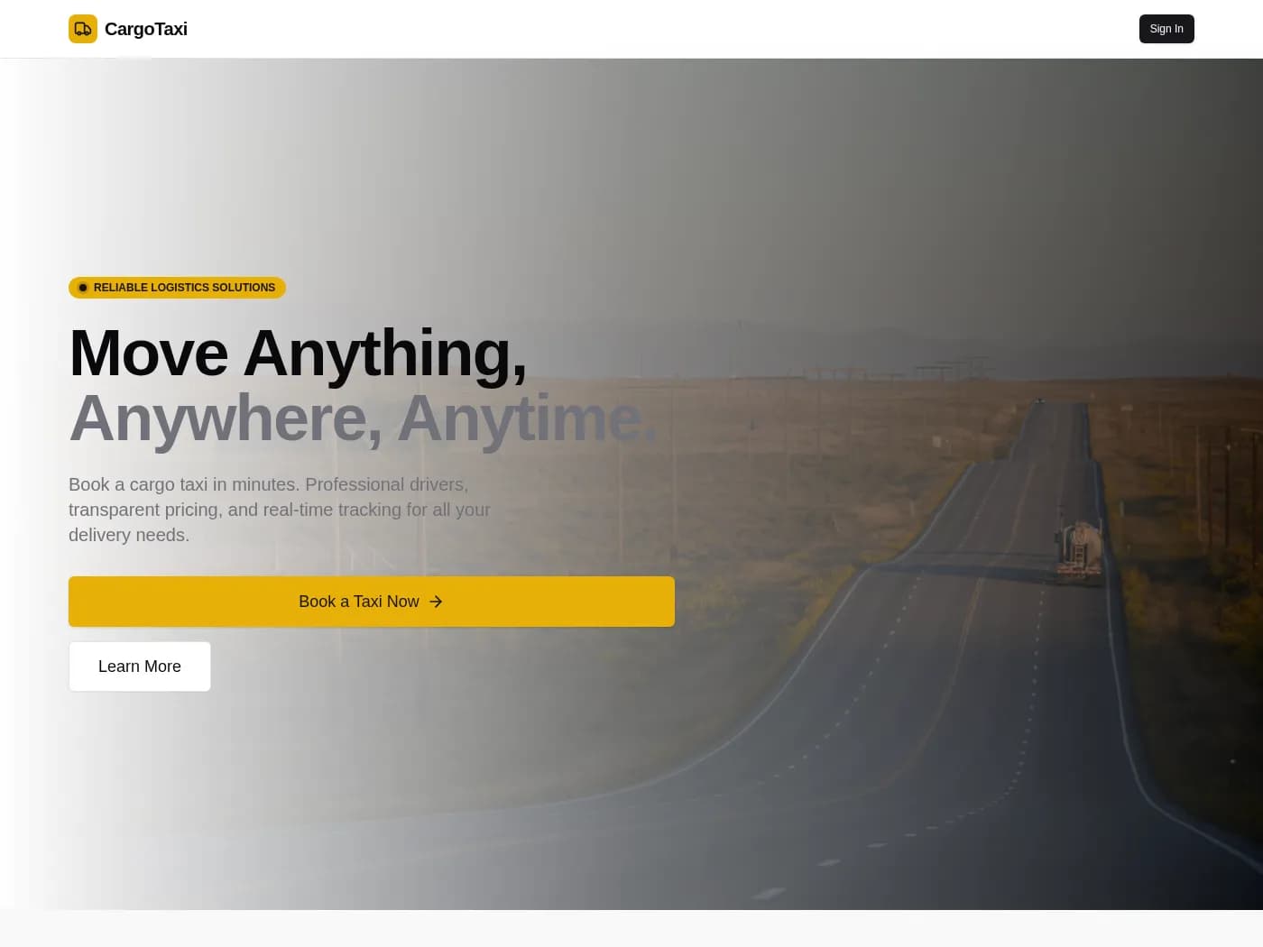 CargoTaxi Order App
