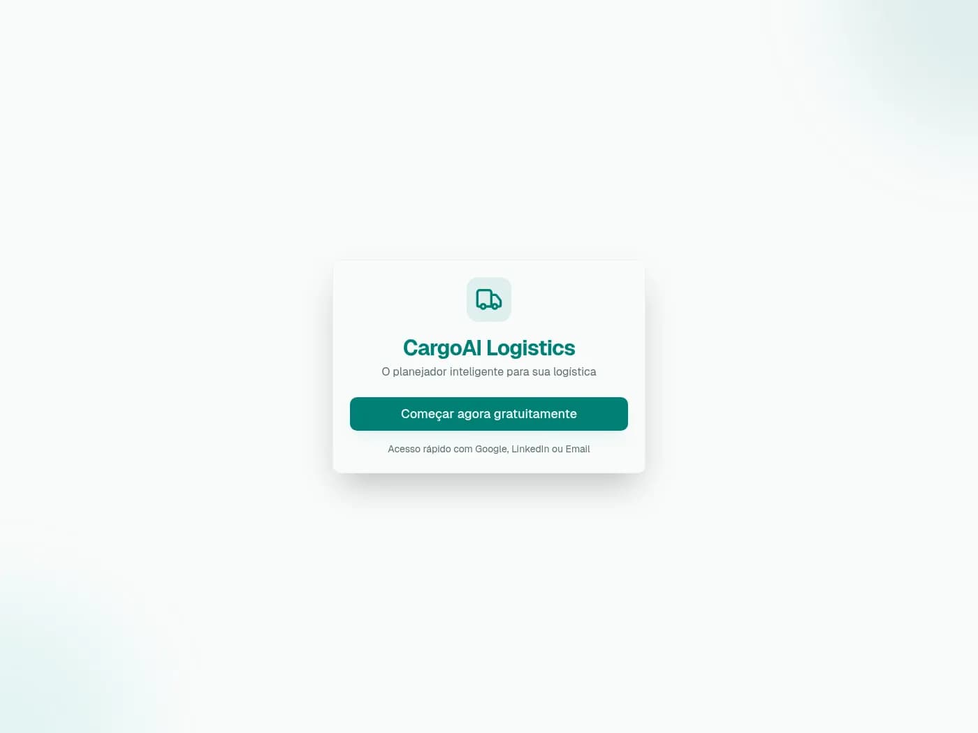 CargoAI Logistics Planner