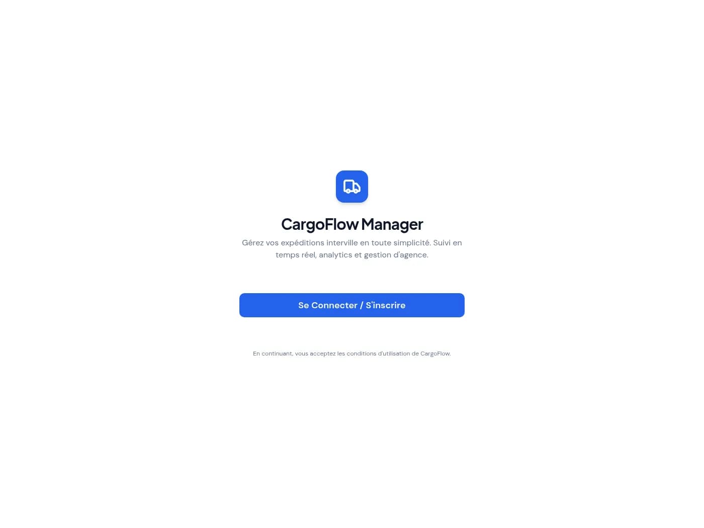 CargoFlow Manager