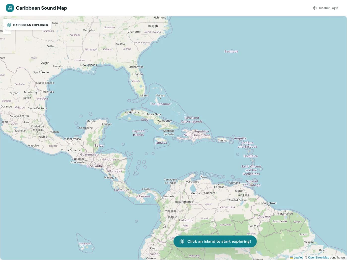 Caribbean Sound Map