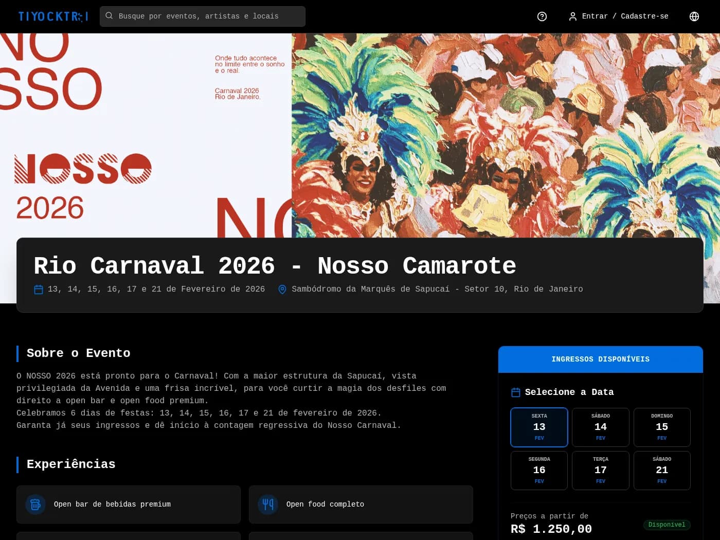 Carnaval Ticket