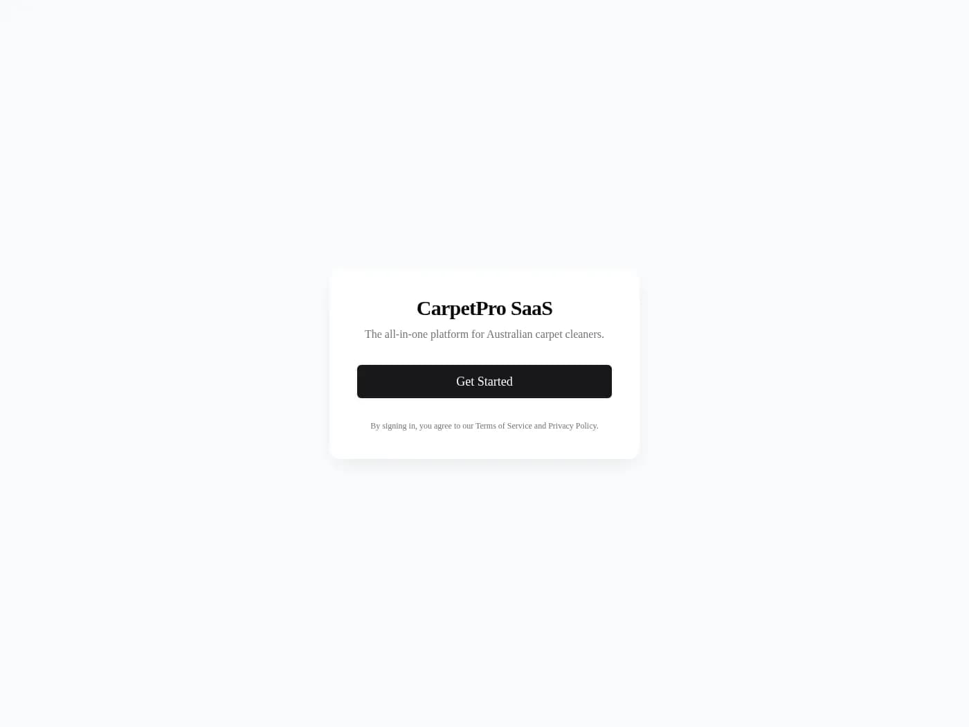CarpetPro SaaS Marketplace