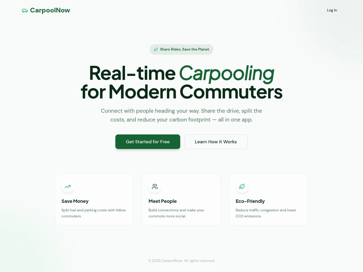 CarpoolNow Ride App