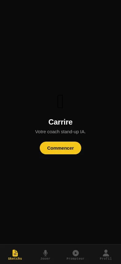 Carrire Stand-Up Coach