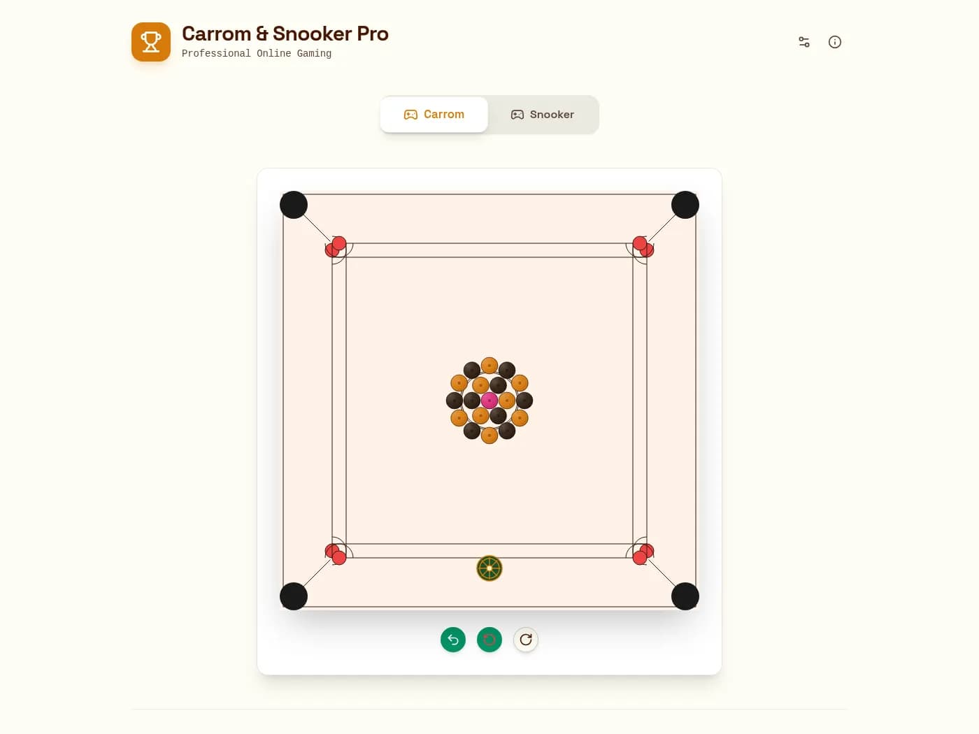 Carrom & Snooker Pro