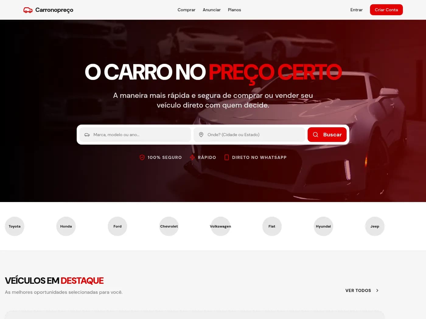 Carronopreço Marketplace