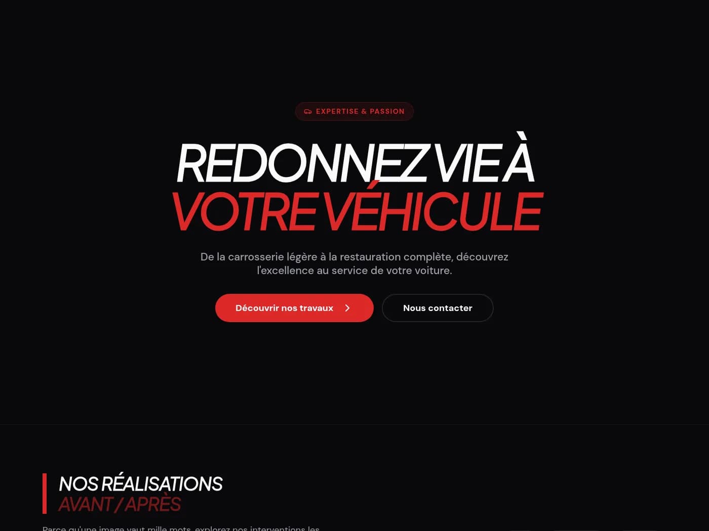 Carrosserie Photo Showcase