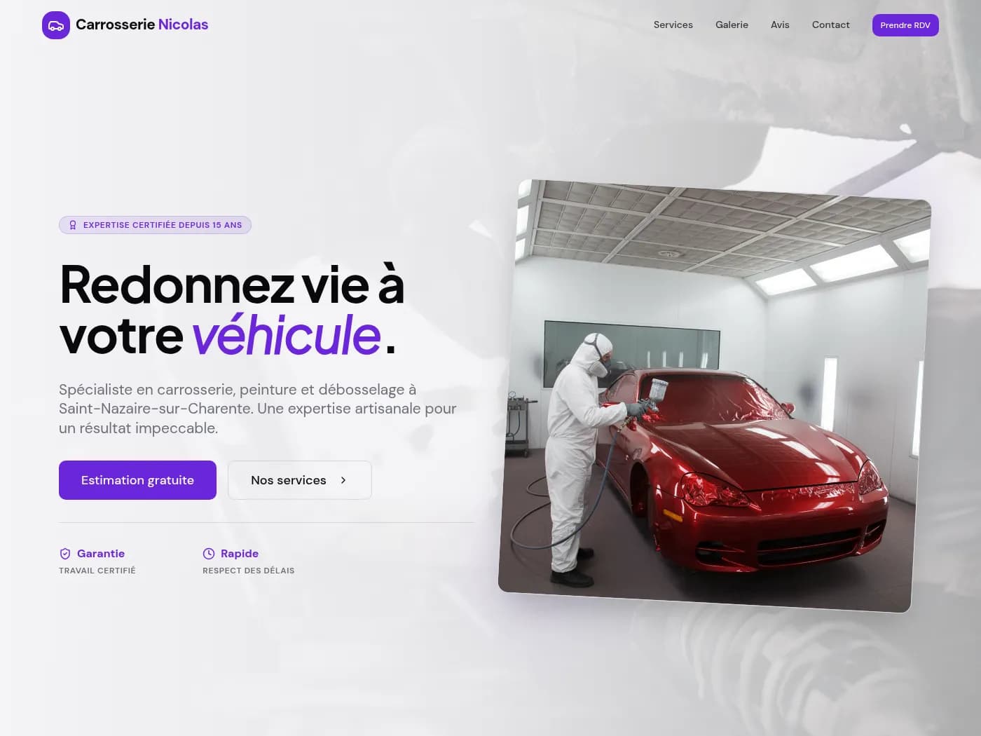 Carrosserie Nicolas Web