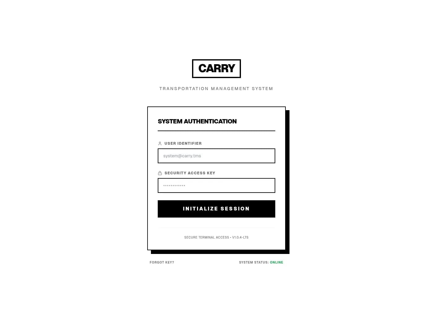 Carry TMS Platform