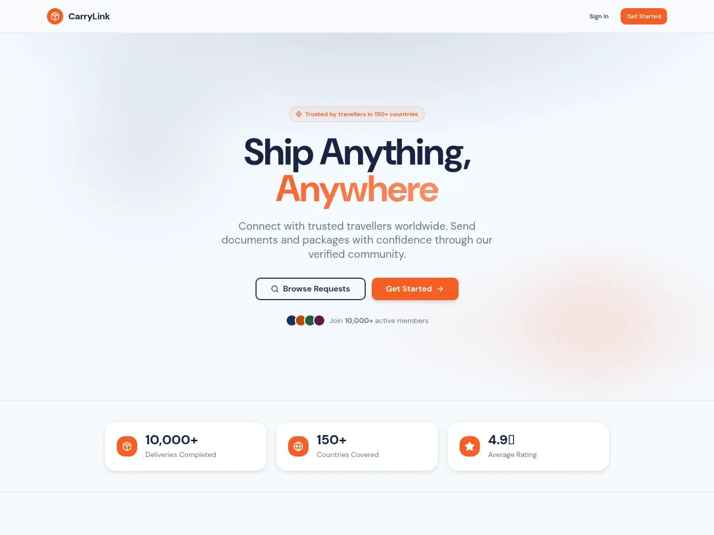 CarryLink Marketplace MVP