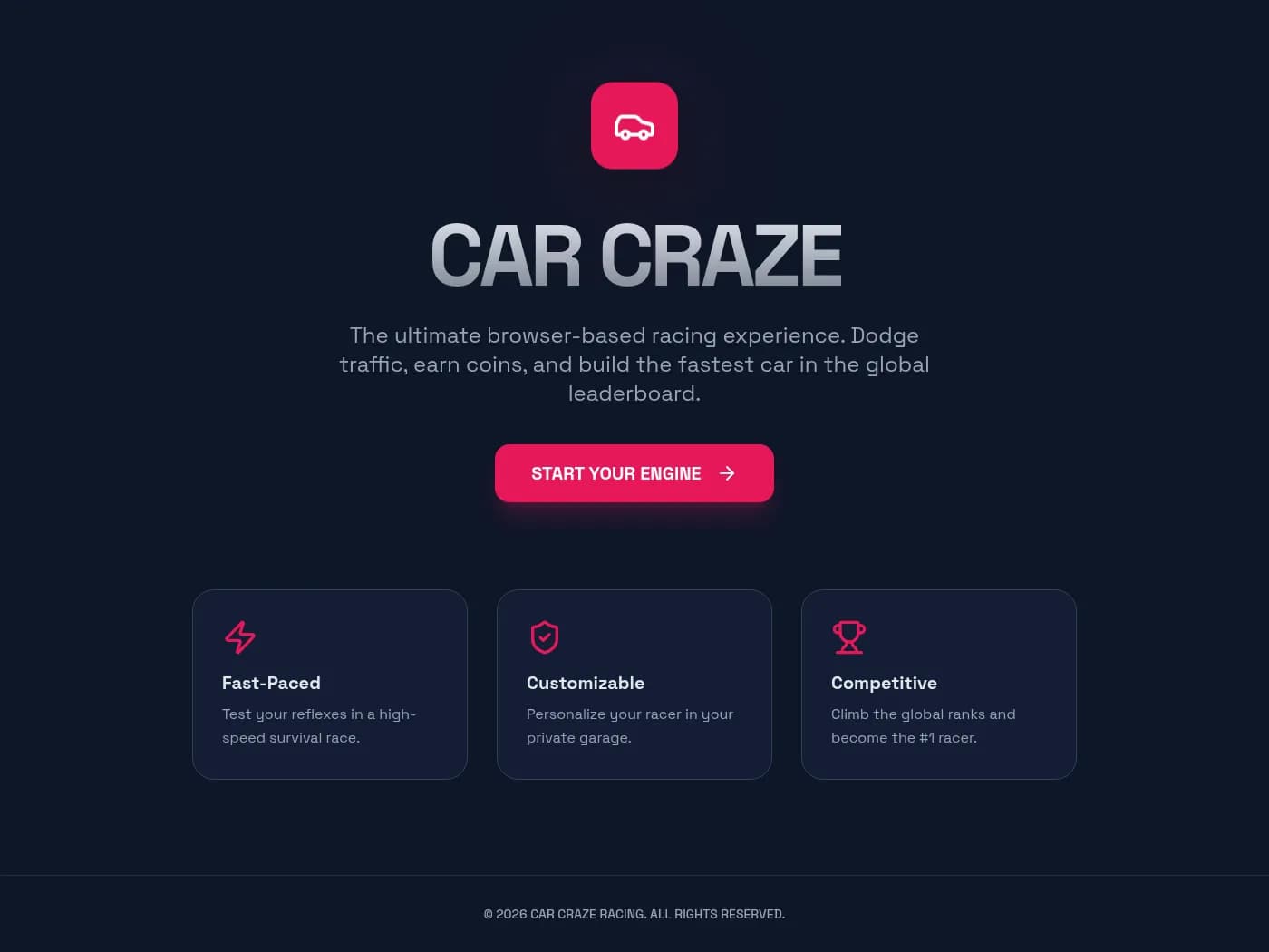 Car Craze Game
